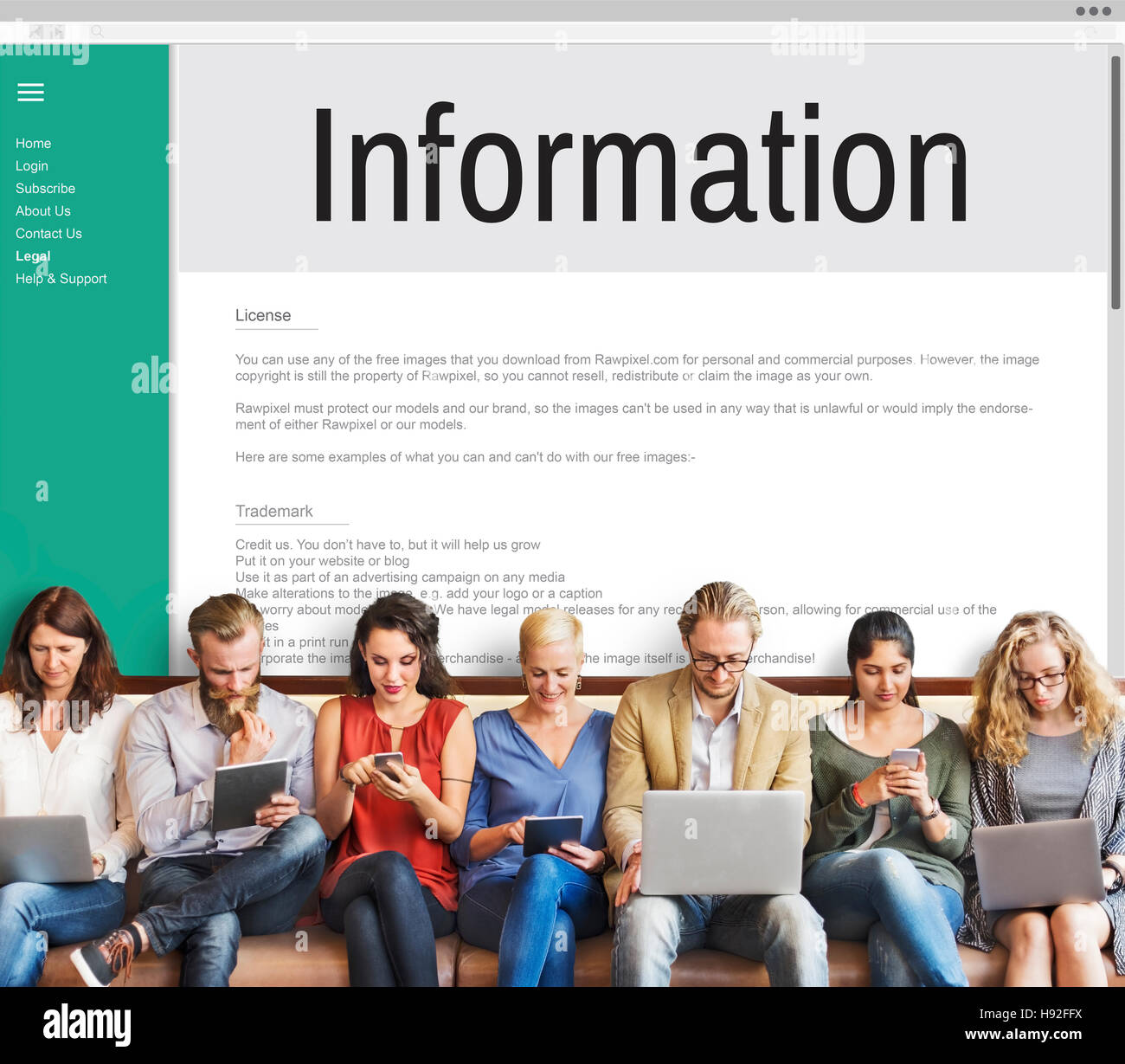 Information Data Interface Website Internet Concept Stock Photo - Alamy