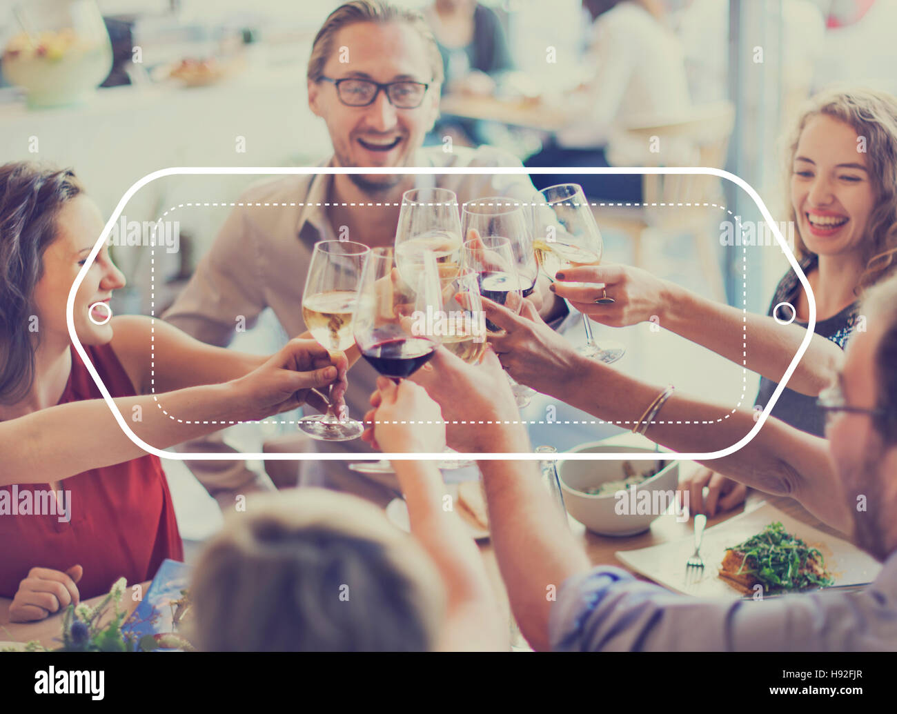 Banner Announcement Commercial Information Concept Stock Photo - Alamy