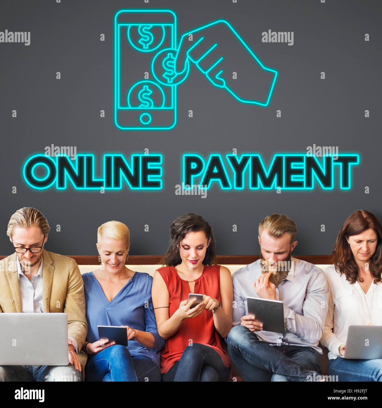 Payment Banking Transaction Accounting E-Payment Concept Stock Photo ...