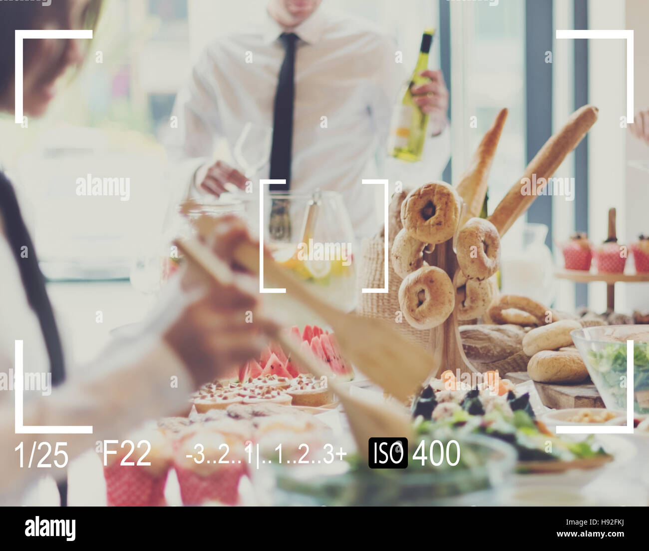 Photography Frame Portrait Focus Copy Space Concept Stock Photo - Alamy