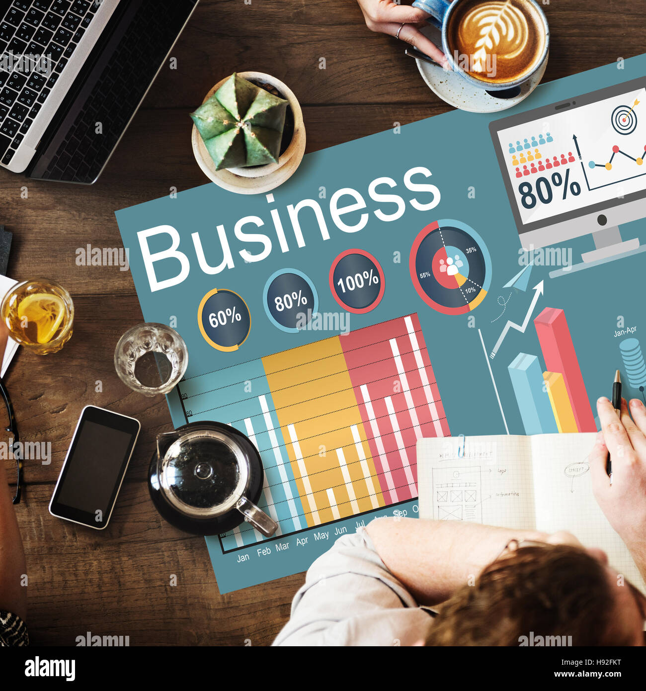Analytics Business Statistics Data Strategy Concept Stock Photo - Alamy