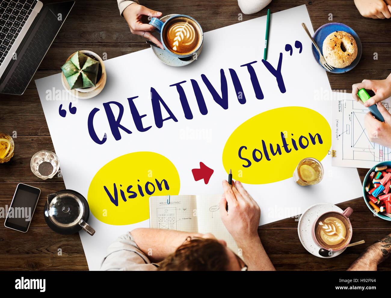 Creativity Vision Thinking Imagination Concept Stock Photo - Alamy