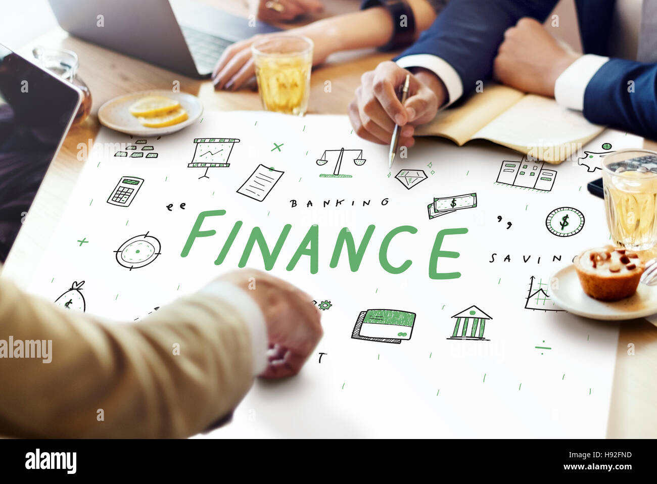 Finance Accounting Banking Money Trade Concept Stock Photo - Alamy