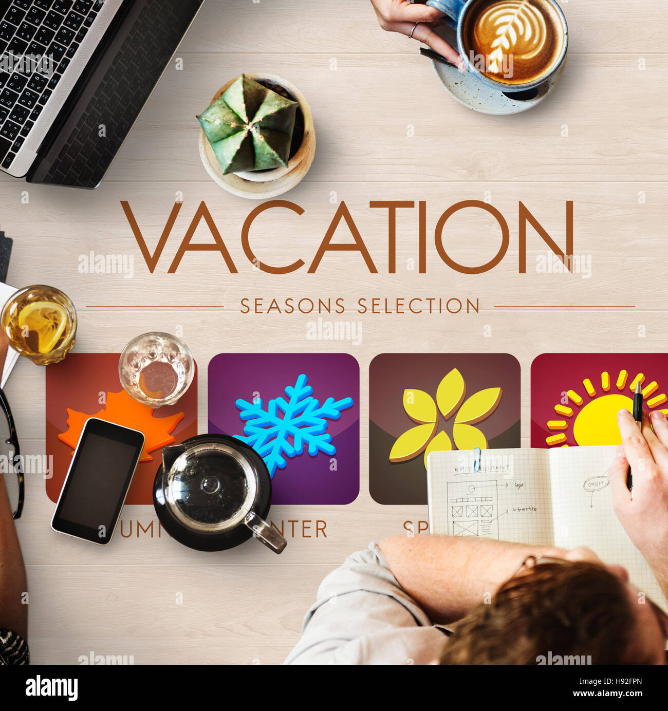 Season graphics hi-res stock photography and images - Alamy