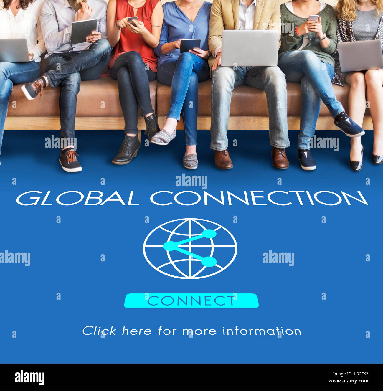Global Connection Accessible Internet Technology Concept Stock Photo ...