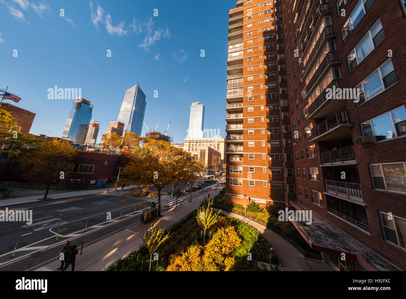 10 Hudson Yards, second from left, and other Hudson Yards development ...