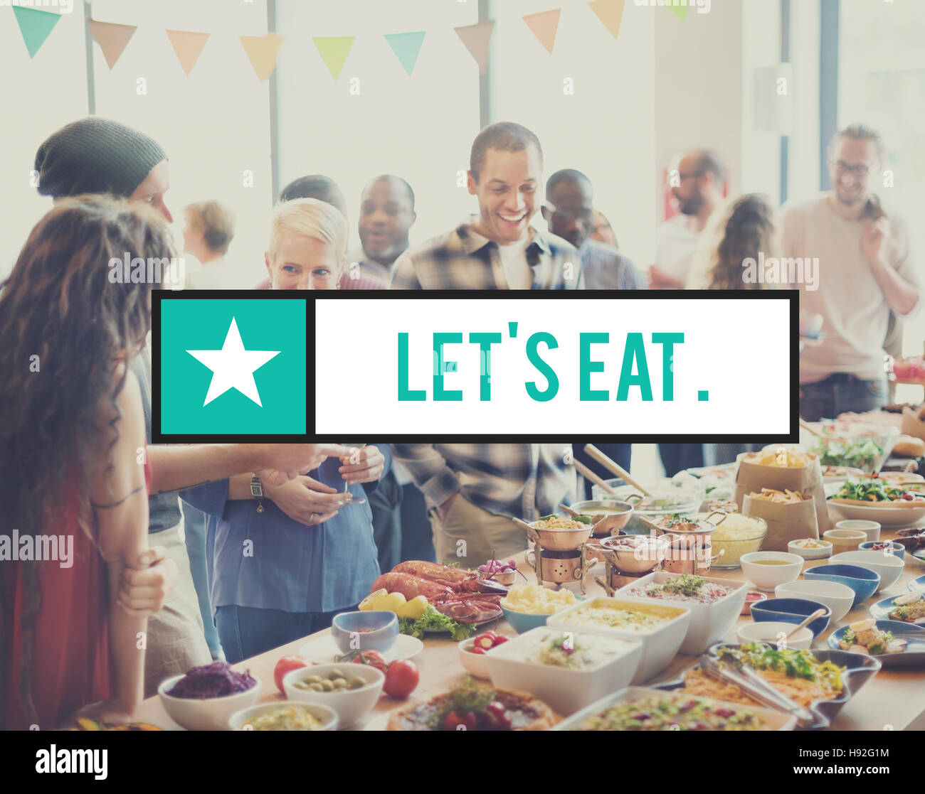 Delicious Enjoy Food Beverage Gourmet Healthy Concept Stock Photo - Alamy