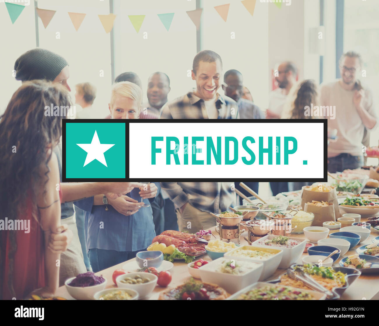 Friendship Connection Relationship Together Concept Stock Photo - Alamy