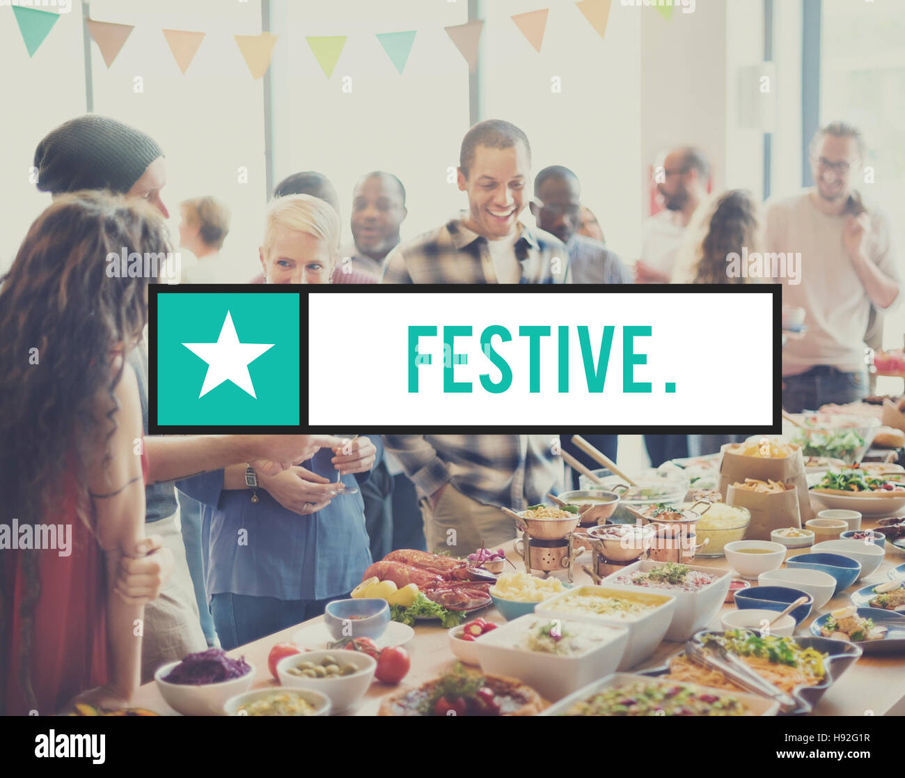 Festive Celebration Dancing Fun Happiness Party Concept Stock Photo - Alamy