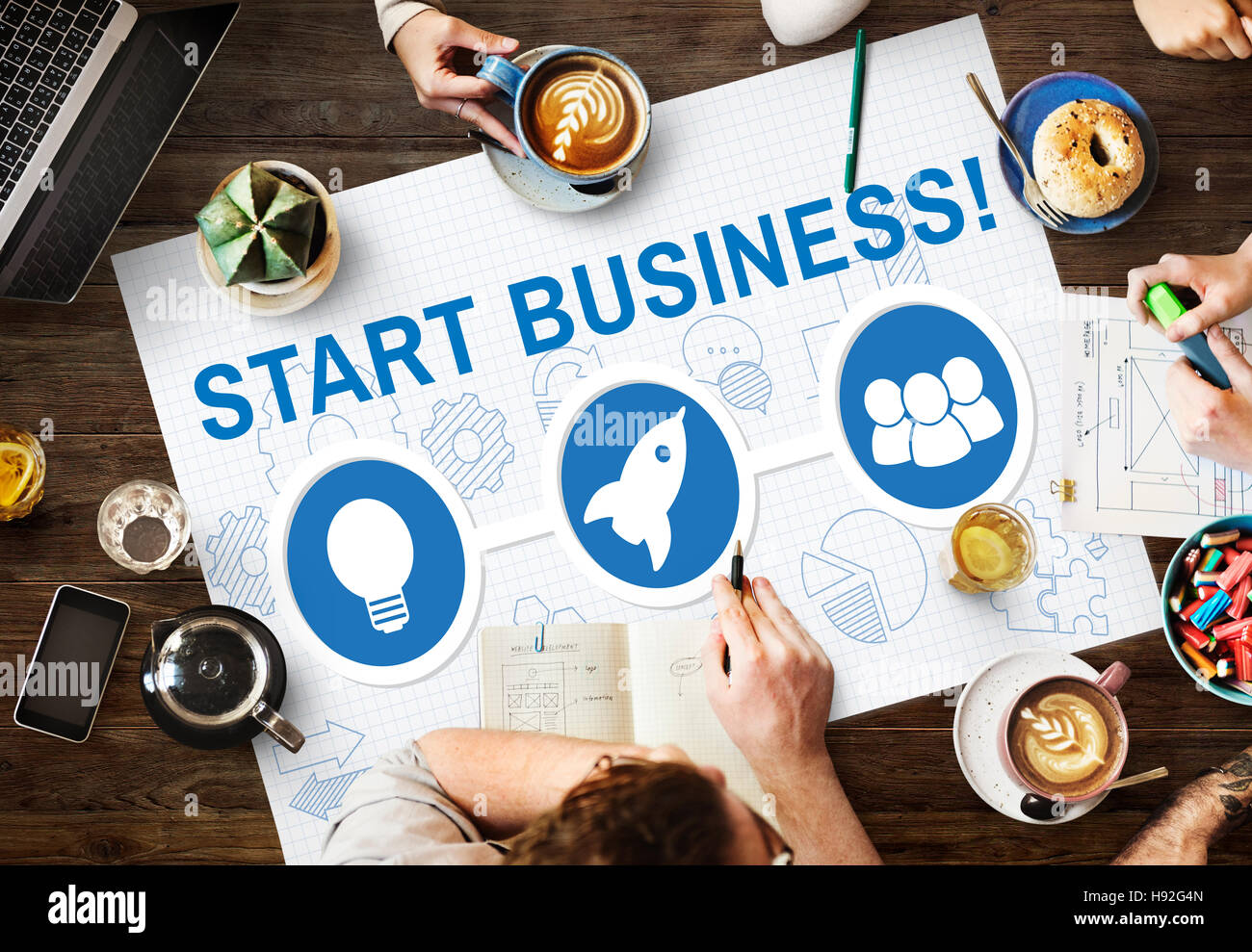 Organization Solution Start Business Vision Concept Stock Photo - Alamy