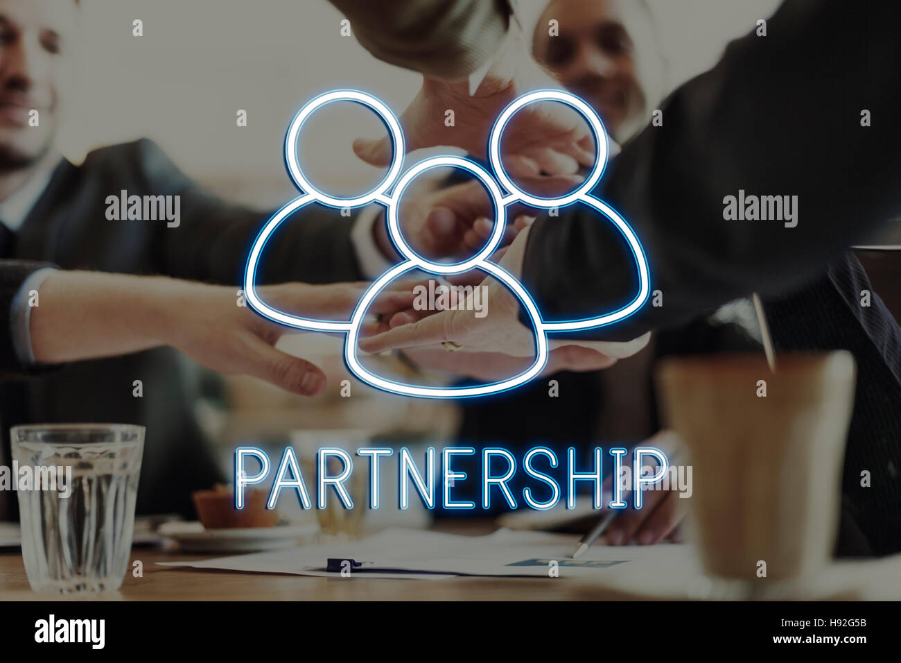 Partnership Team Leadership Concept Stock Photo - Alamy