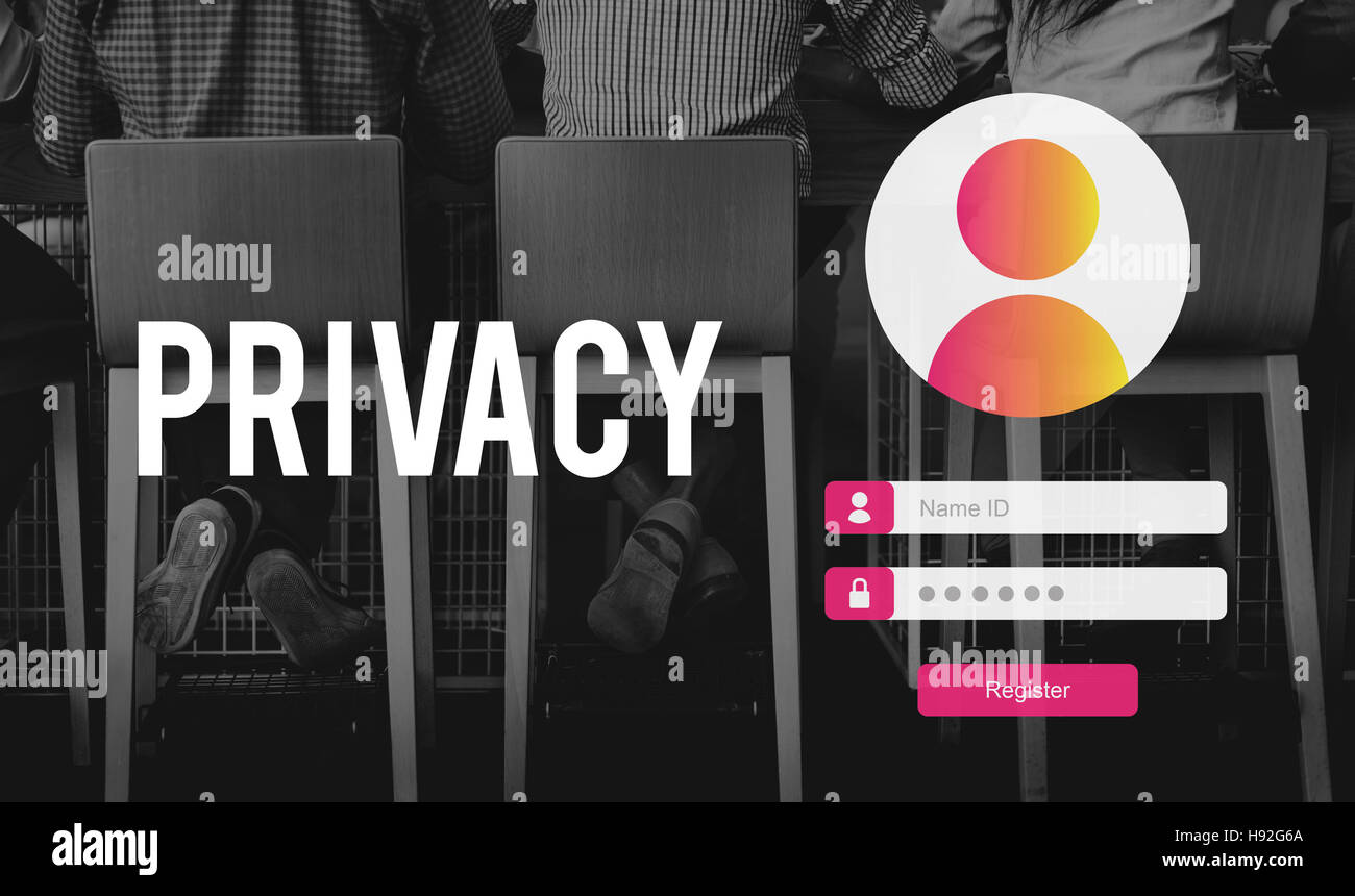 Privacy Sign In User Password Concept Stock Photo - Alamy