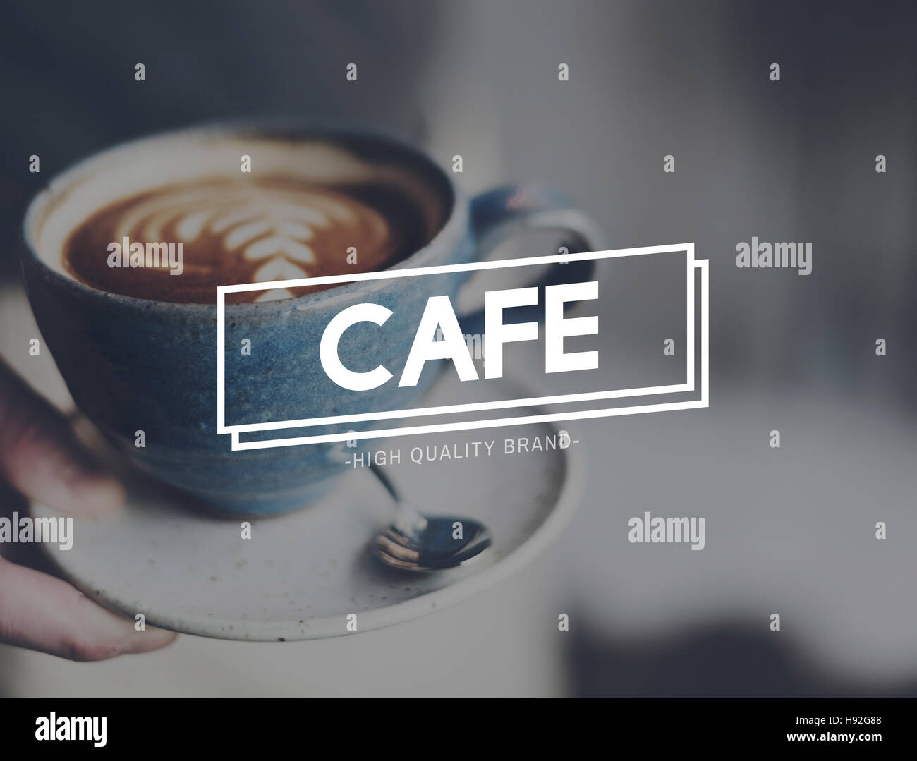 Cafe Culture Cafeteria Food and Beverage Restaurant Service Concept ...