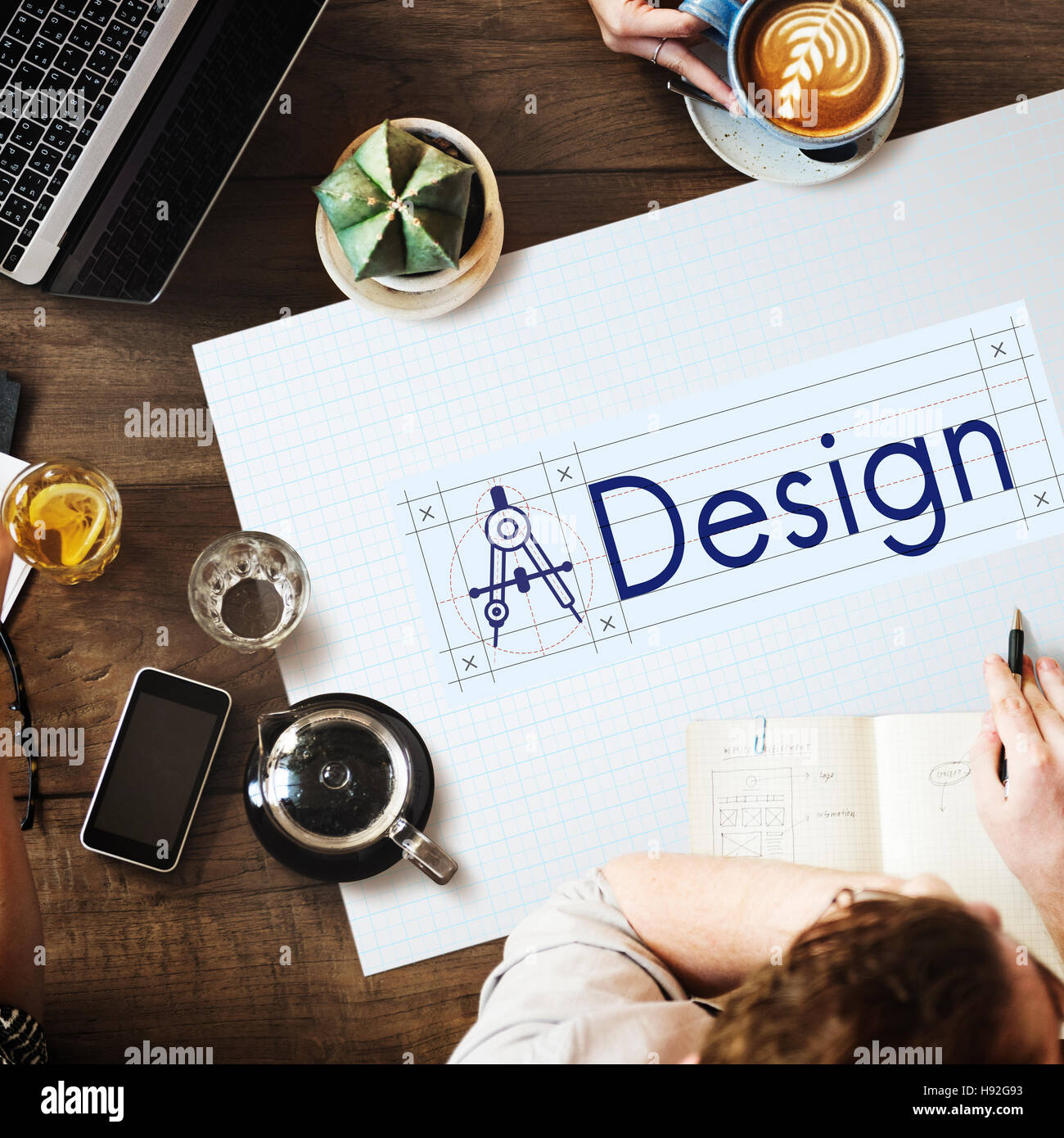 Design Creative Draft Model Objective Purpose Concept Stock Photo - Alamy