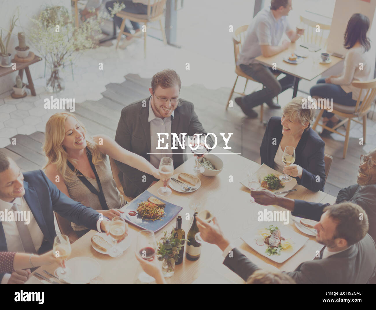 Enjoy Enjoyment Happiness Life Joy Concept Stock Photo - Alamy