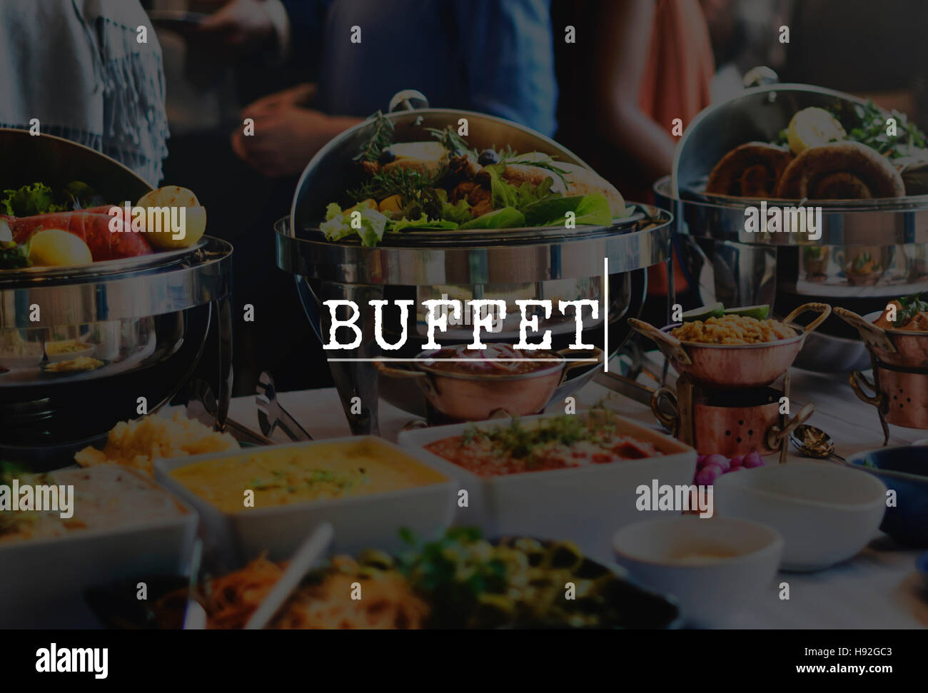 Buffet Culinary Food Meal Part Celebration Concept Stock Photo - Alamy