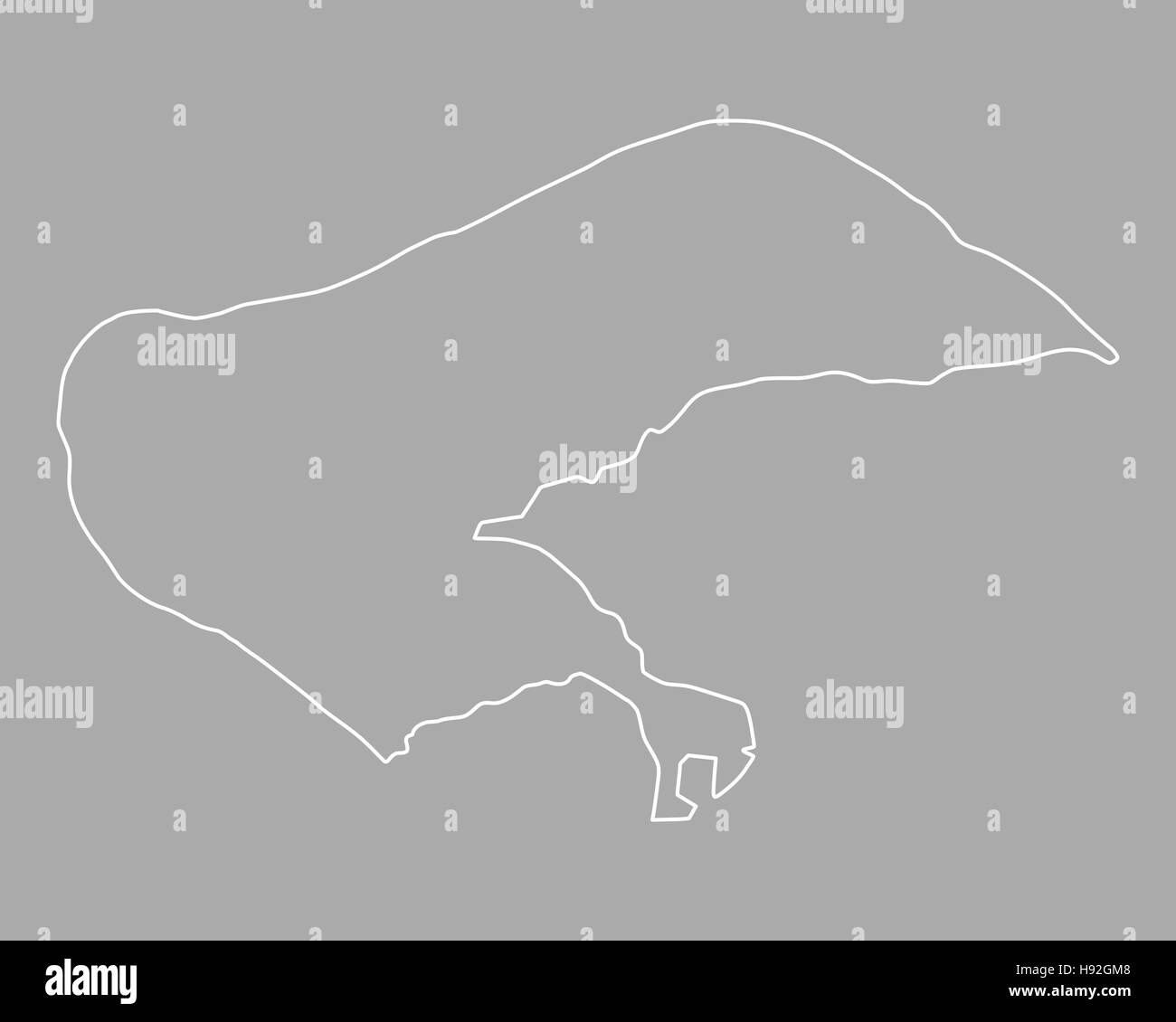 Borkum map hi-res stock photography and images - Alamy