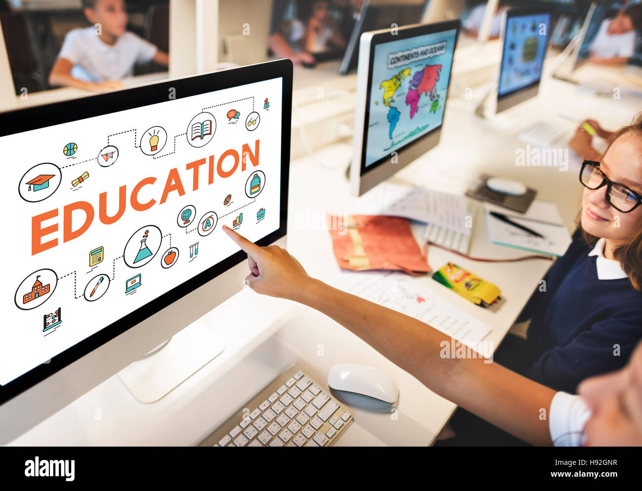 Education Study Learning Knowledge Information Concept Stock Photo - Alamy