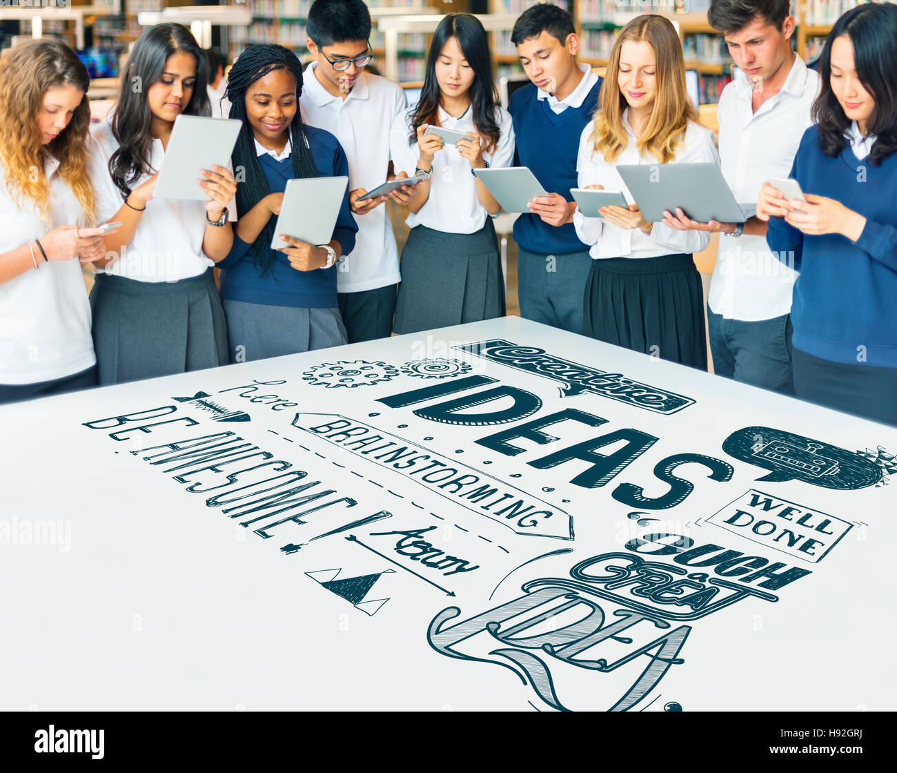 Ideas Inspire Creative Thinking Motivation Concept Stock Photo - Alamy