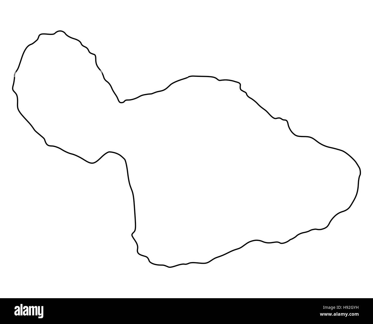 printable map of maui