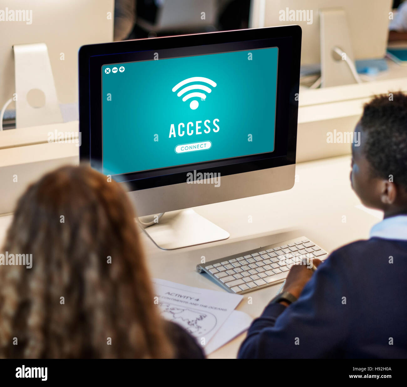 Internet Wifi Connection Access Hotspot Stock Photo - Alamy
