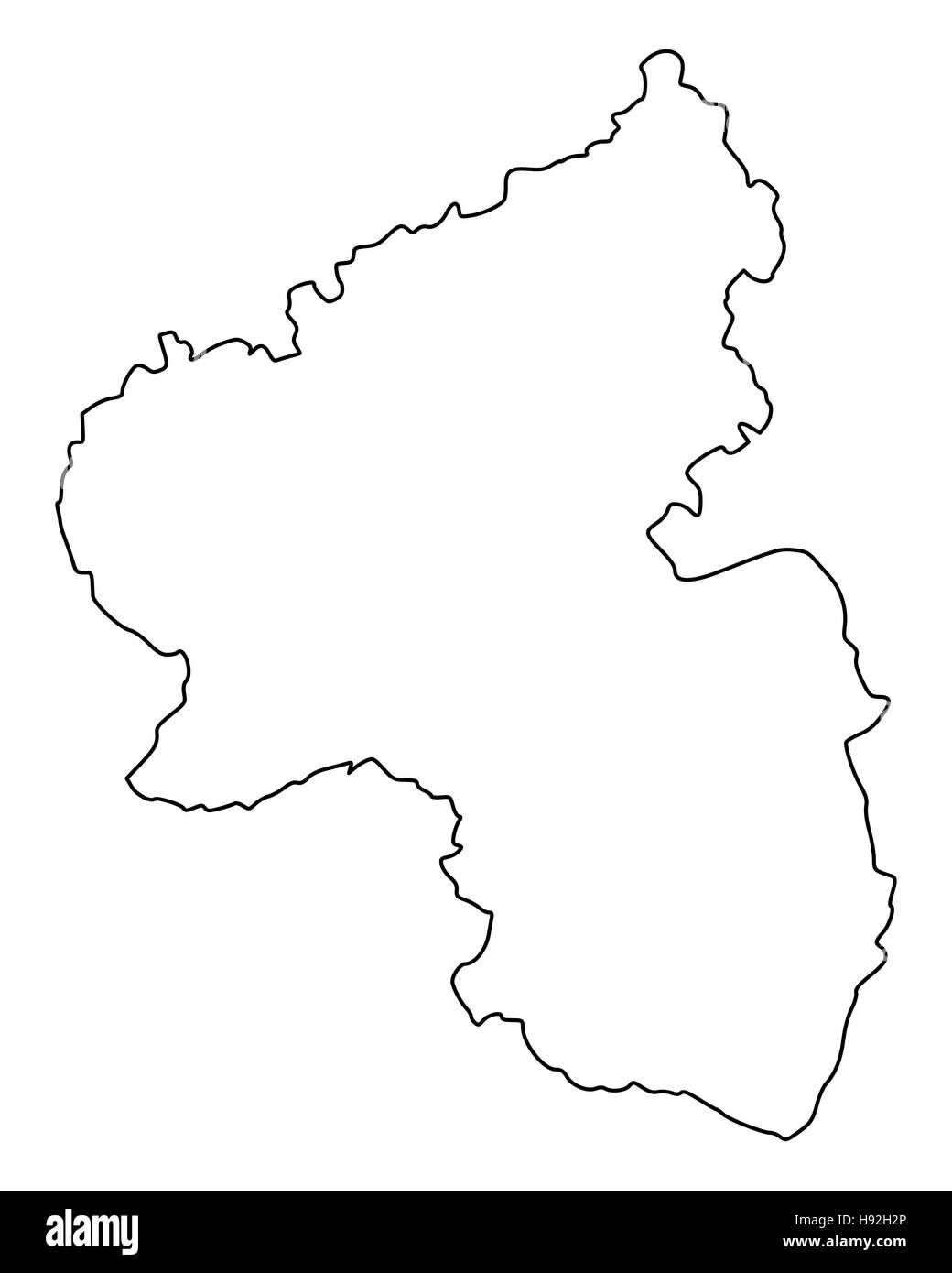 rhineland palatinate map