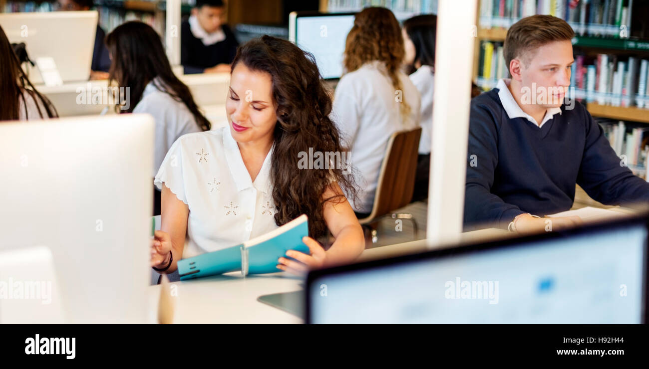 Education Teenager Knowledge Learning Concept Stock Photo - Alamy