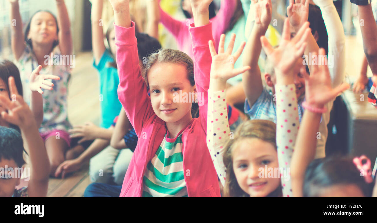 Child Companionship Diversity Ethnicity Unity Concept Stock Photo - Alamy