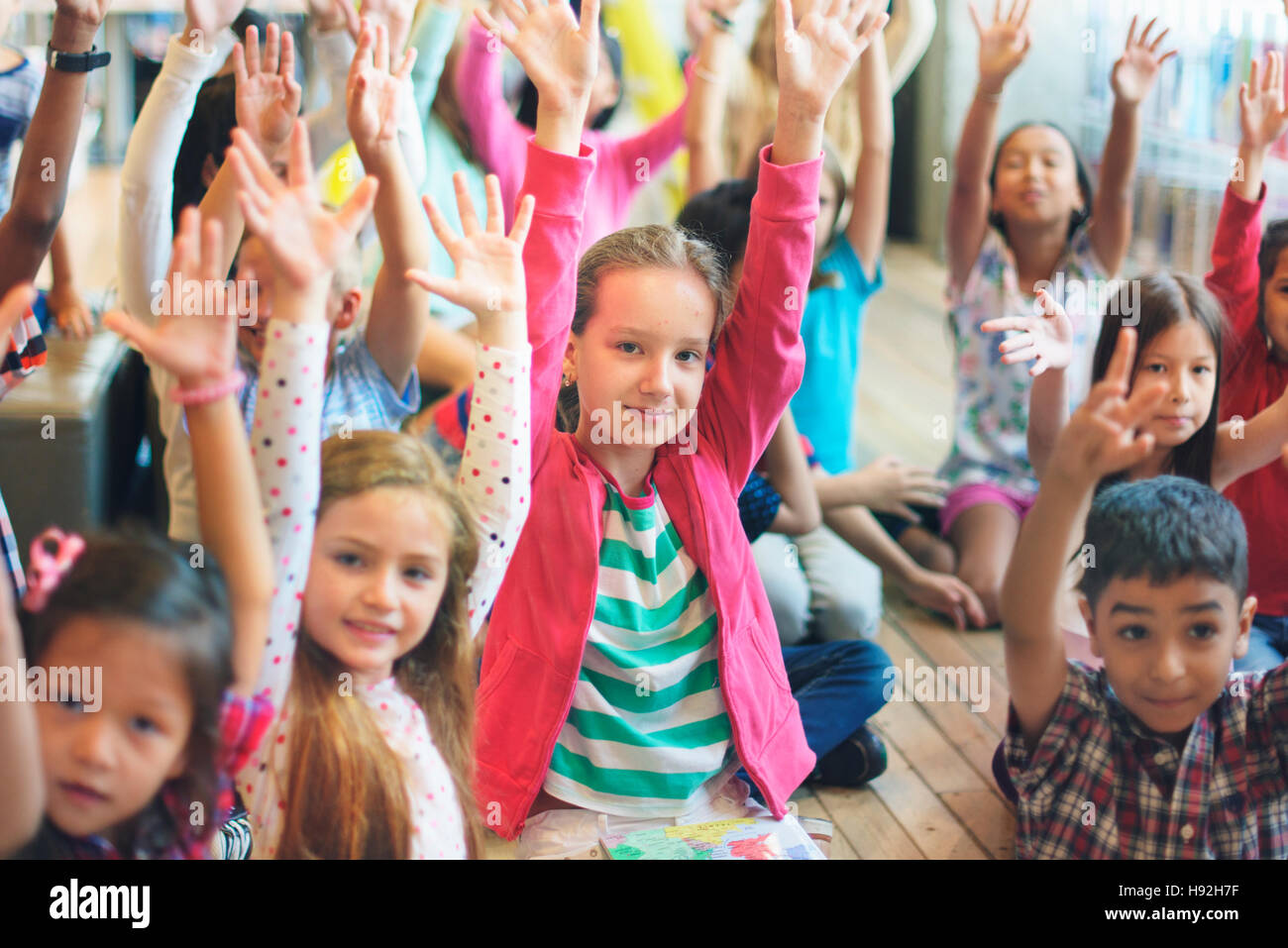 Child Companionship Diversity Ethnicity Unity Concept Stock Photo - Alamy