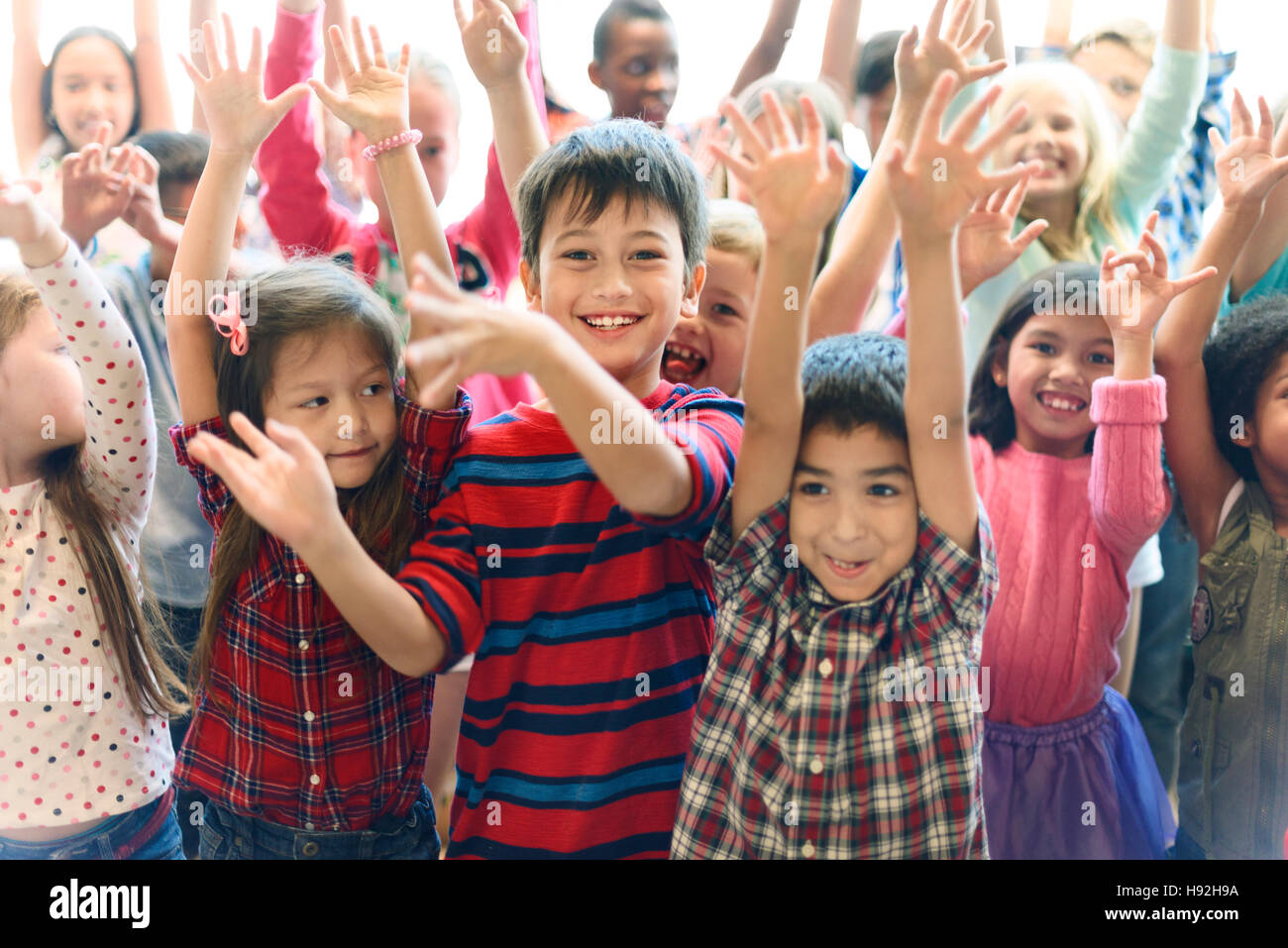 Child Companionship Diversity Ethnicity Unity Concept Stock Photo - Alamy