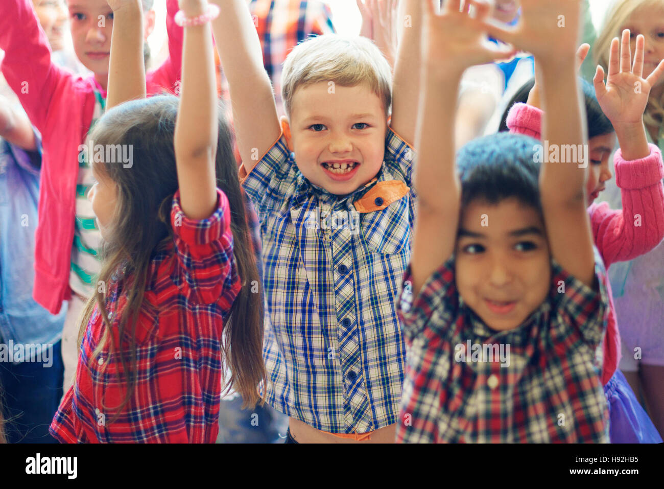 Child Companionship Diversity Ethnicity Unity Concept Stock Photo - Alamy