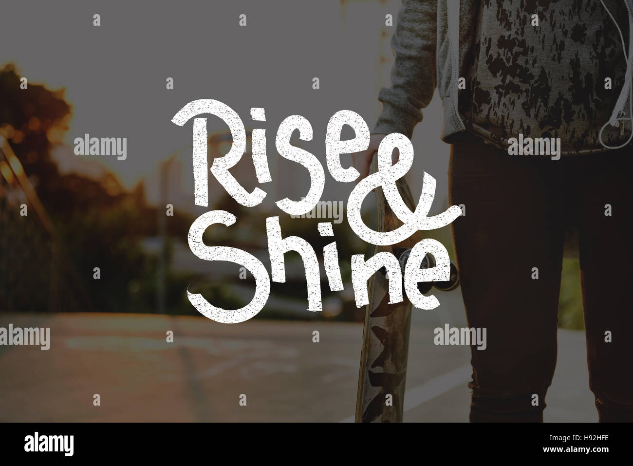 Rise Shine Development Improvement Success Concept Stock Photo - Alamy