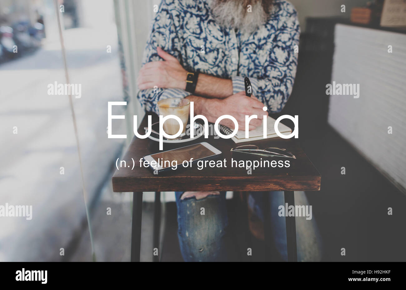 Euphoria Feeling Great Pleasure Happiness Concept Stock Photo - Alamy