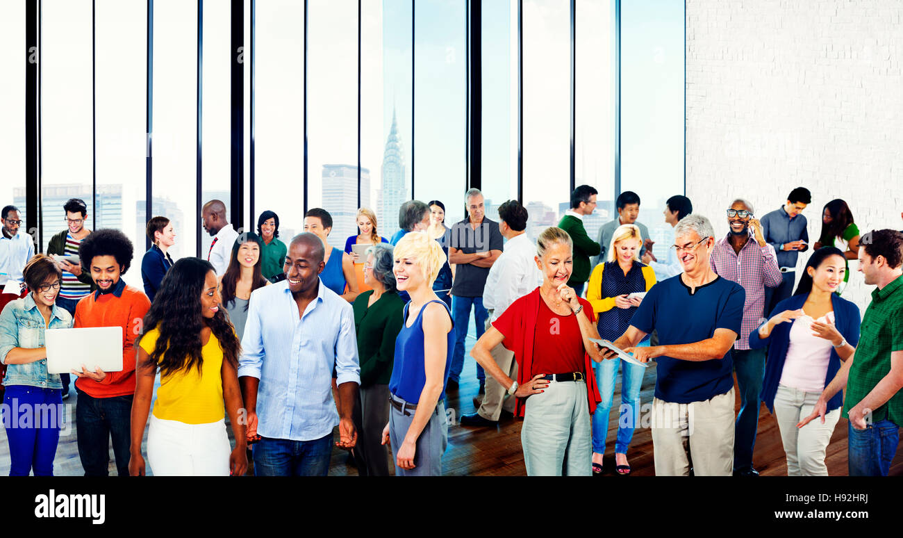 Group People Community Diversity Talking Interaction Concept Stock ...