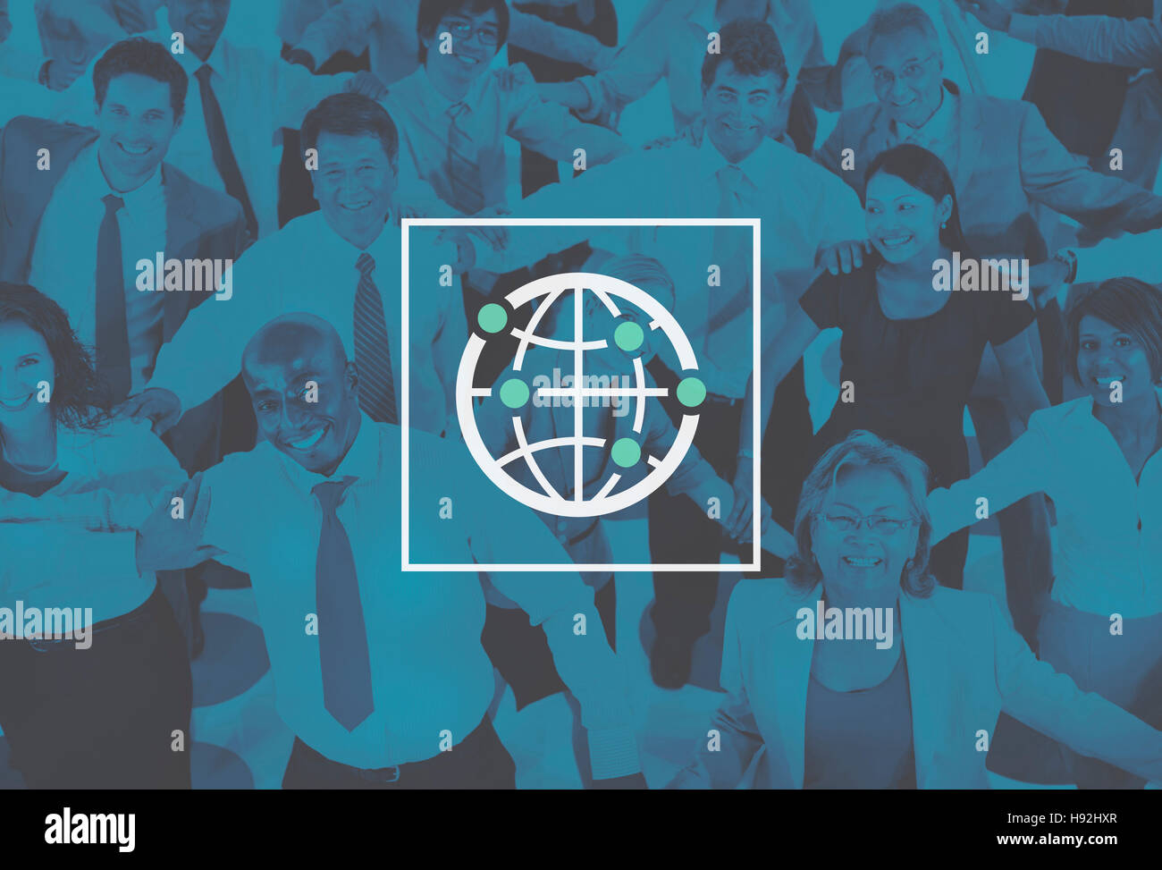 Global Community International Worldwide World Connected Stock Photo ...