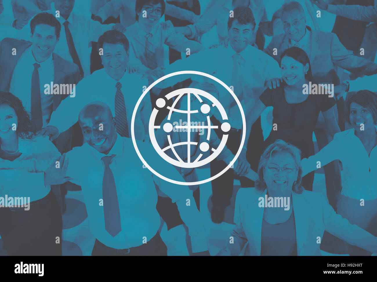 Global Community International Worldwide World Connected Stock Photo ...