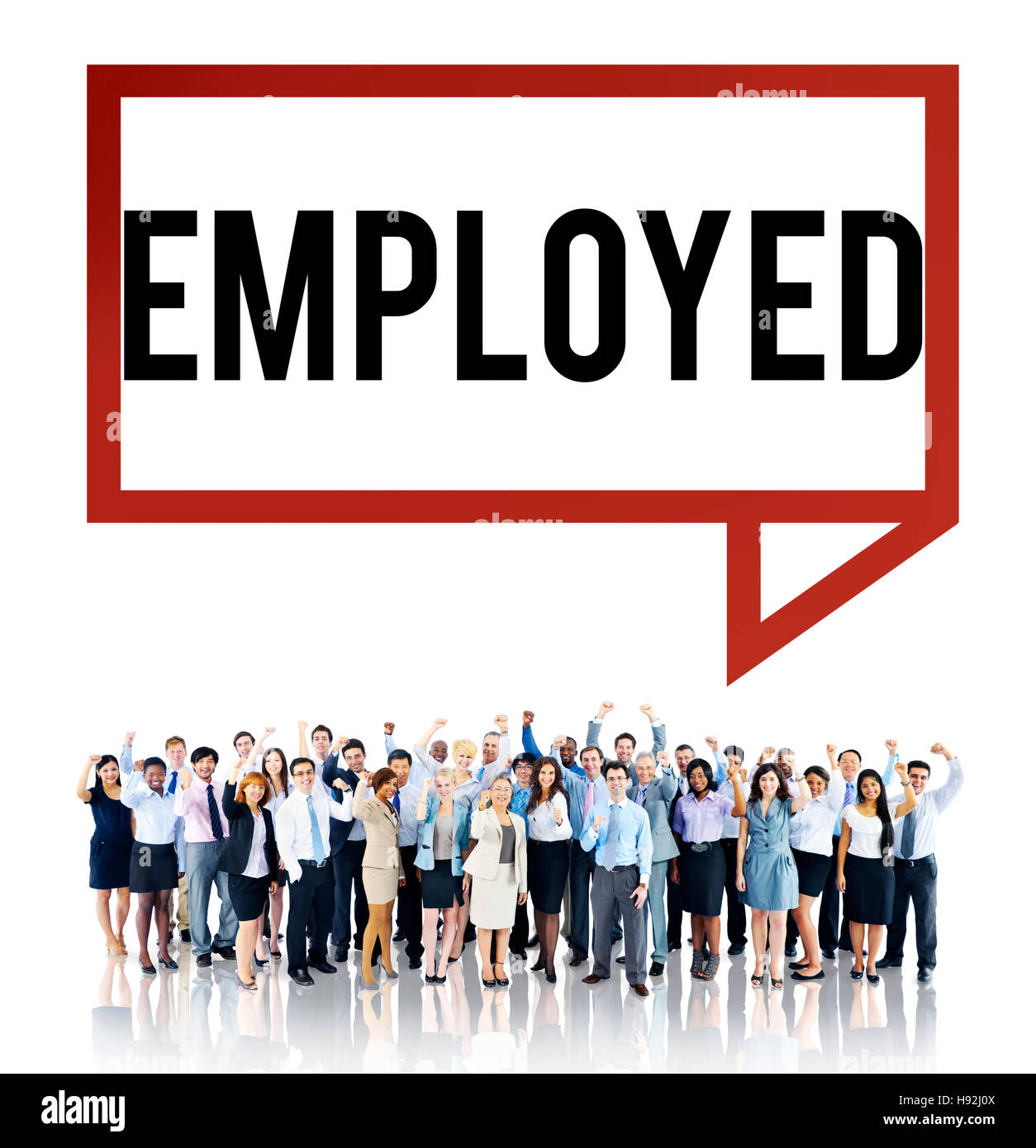 Employed Recruitment Human Resources Hiring Concept Stock Photo - Alamy