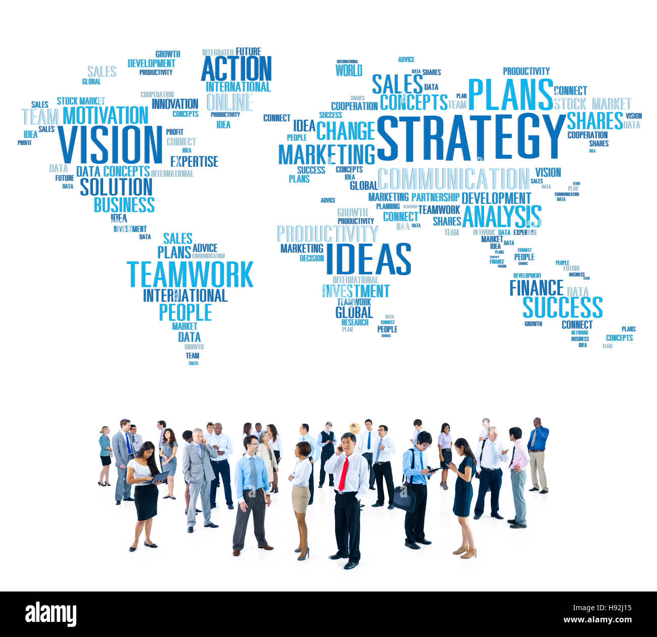 Strategy Analysis World Vision Mission Planning Concept Stock Photo - Alamy