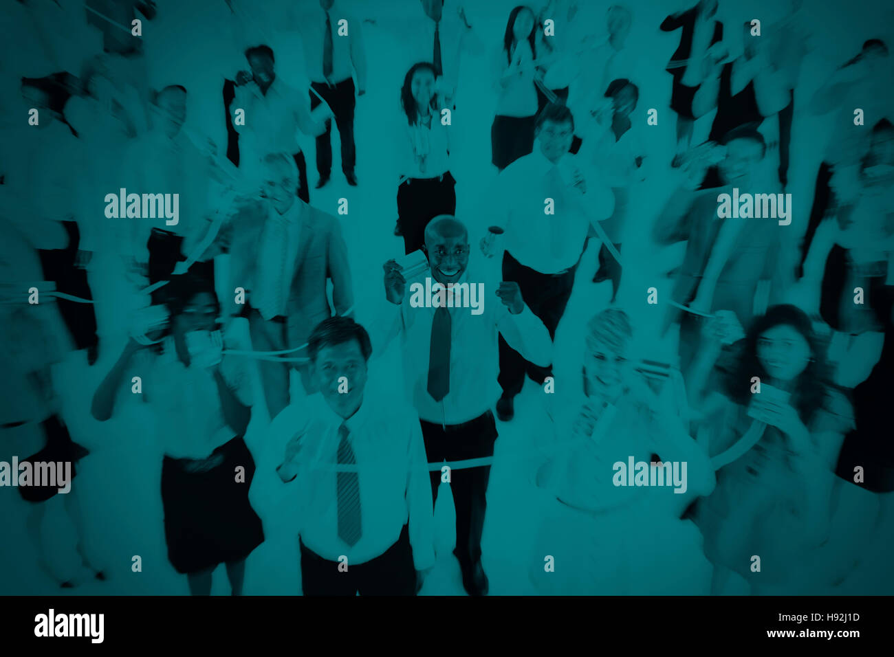 Large Group of Business People Communication Concept Stock Photo - Alamy