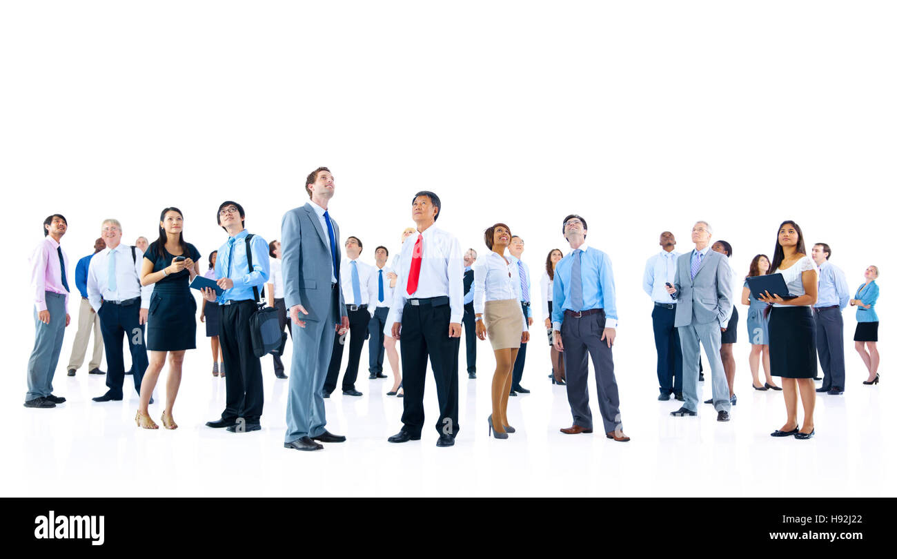 Large Group of Business People Organization Corporate Concept Stock ...