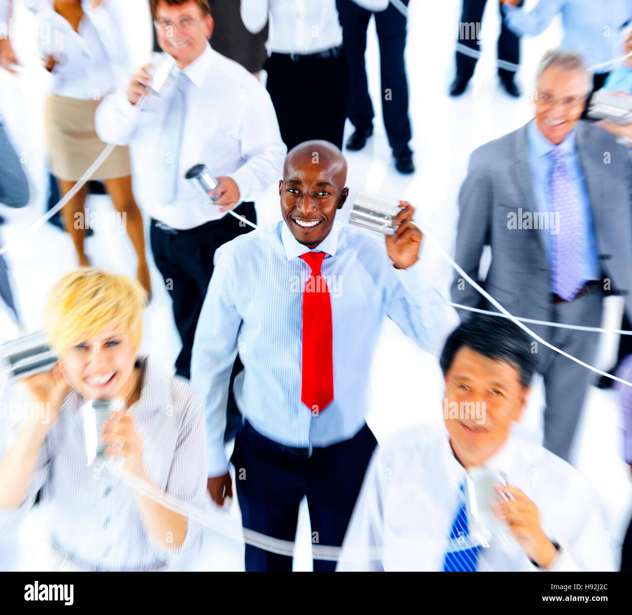 Businessmen talking string hi-res stock photography and images - Alamy