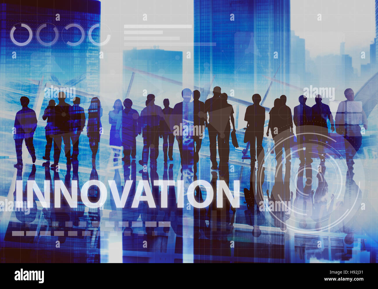 Computer Network Digital Connection Technology Concept Stock Photo - Alamy