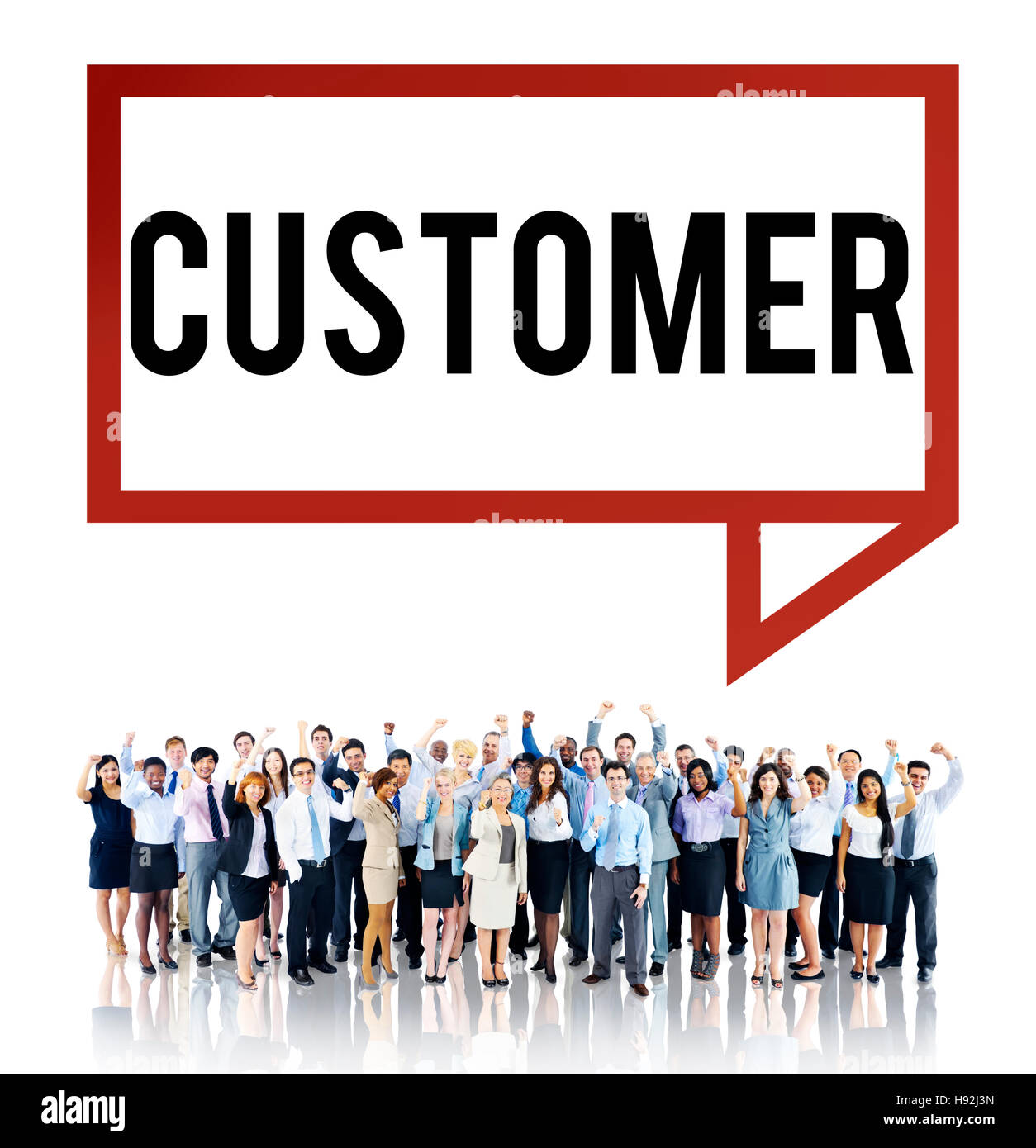 Satisfied customer Cut Out Stock Images & Pictures - Alamy