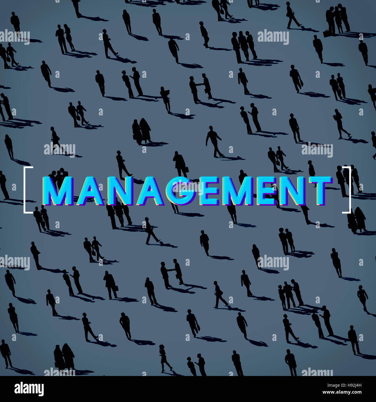 Management Business Controlling Organization Graphic Concept Stock ...
