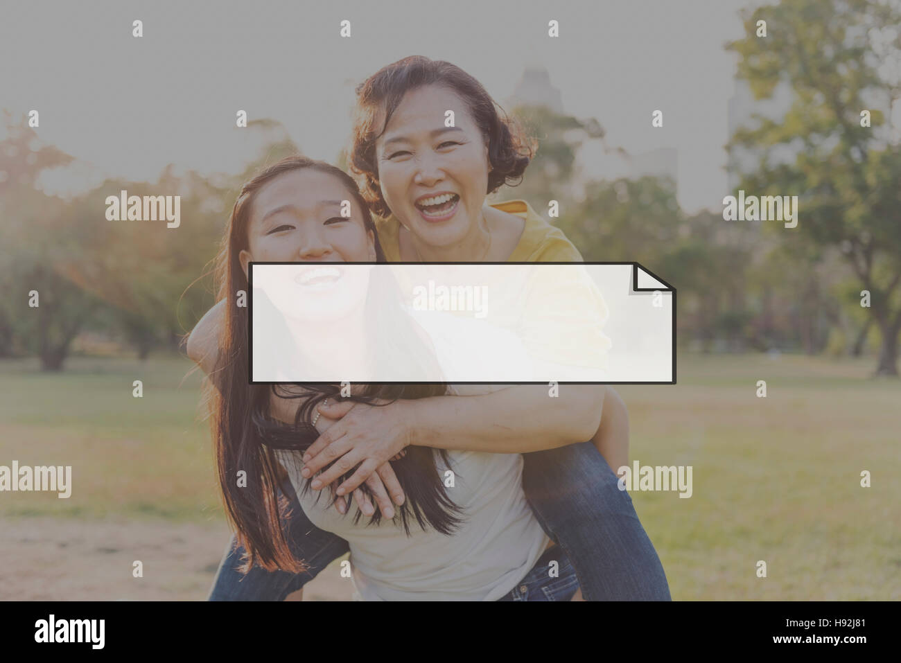 Friendship People Together Frame Graphic Concept Stock Photo - Alamy