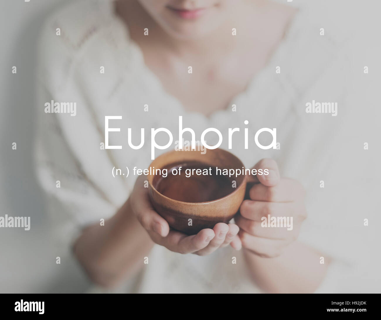 Euphoria Feeling Great Pleasure Happiness Concept Stock Photo - Alamy