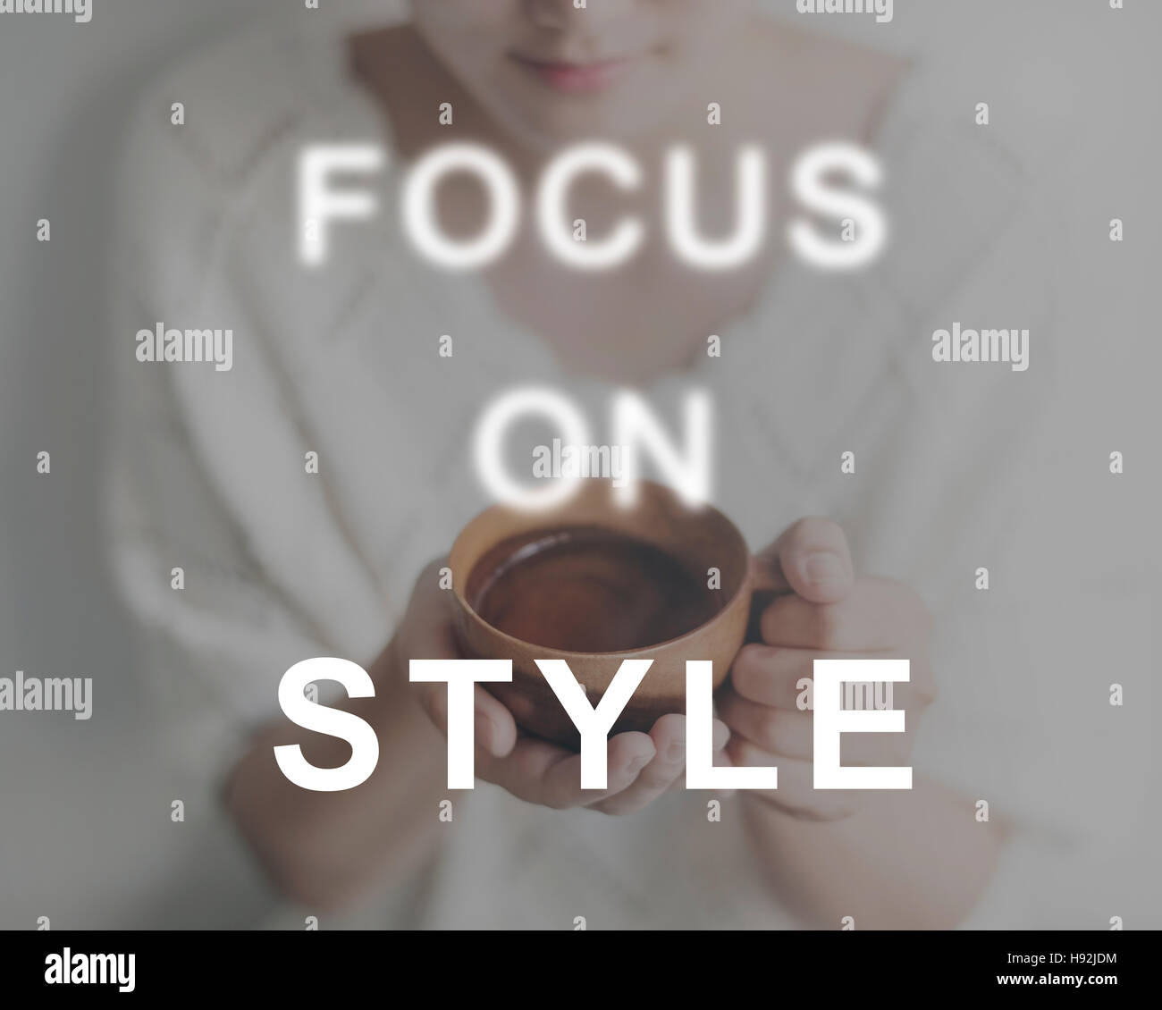 Focus On Style Message Concept Stock Photo - Alamy