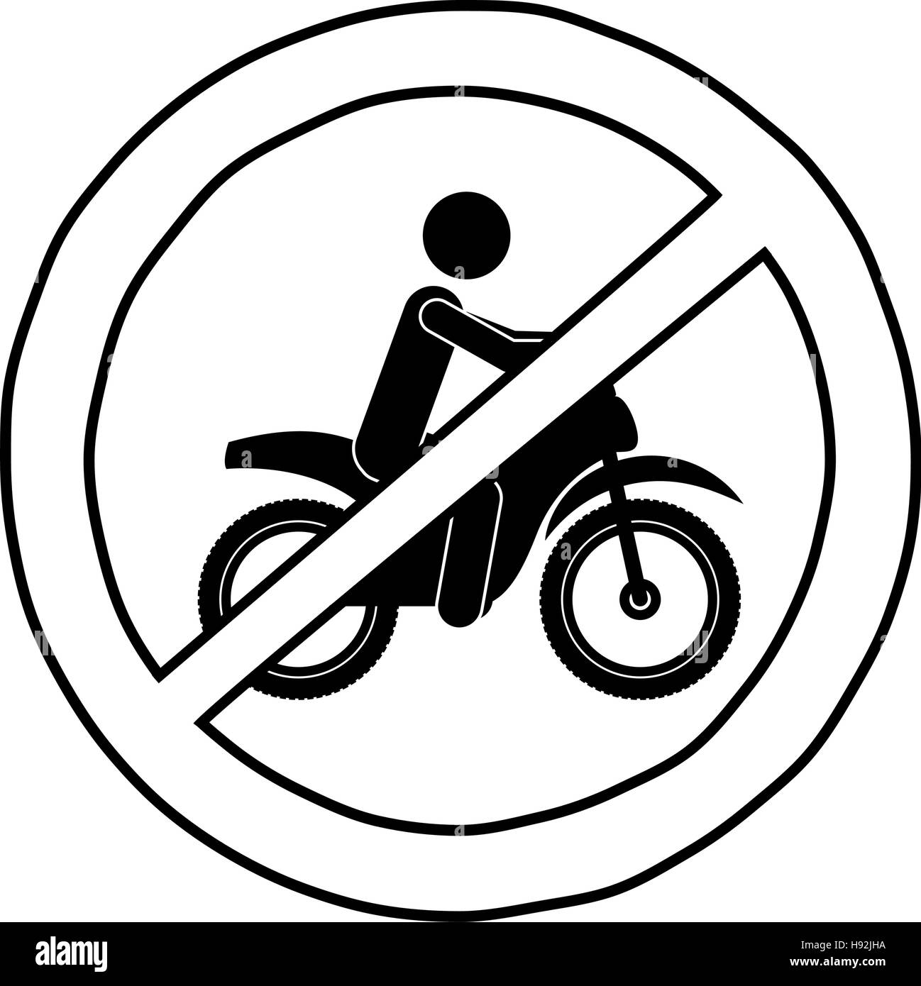 motorcycle road sign icon. Street information warning and guide theme ...
