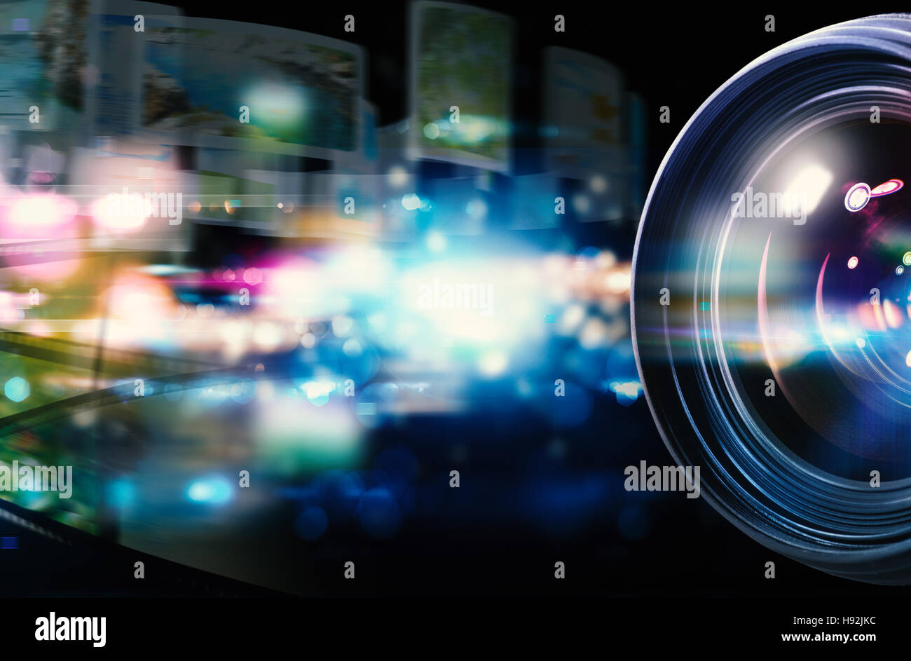 Professional camera lens Stock Photo - Alamy