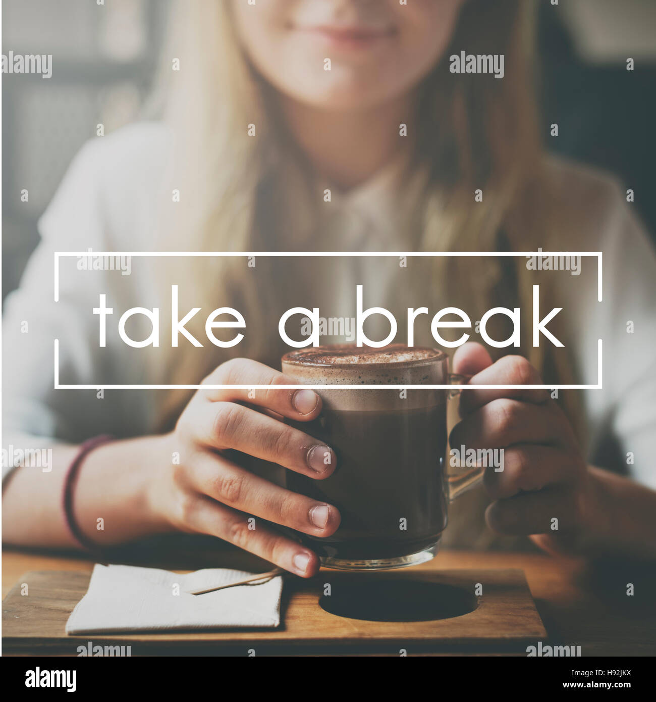 Take Ten Break Easy Cessation Pause Relaxation Concept Stock Photo - Alamy